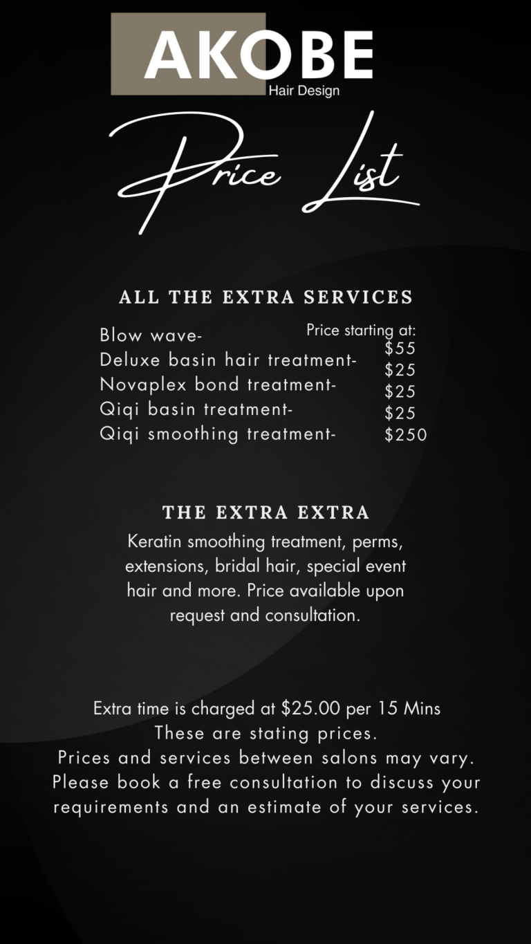 Hair Salon New Zealand | Akobe Hair Design